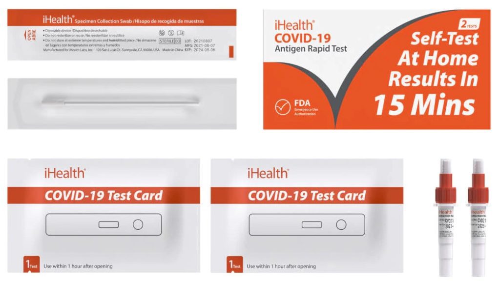 iHealth COVID-19 Antigen Rapid Test - Rapid Test & Trace Canada