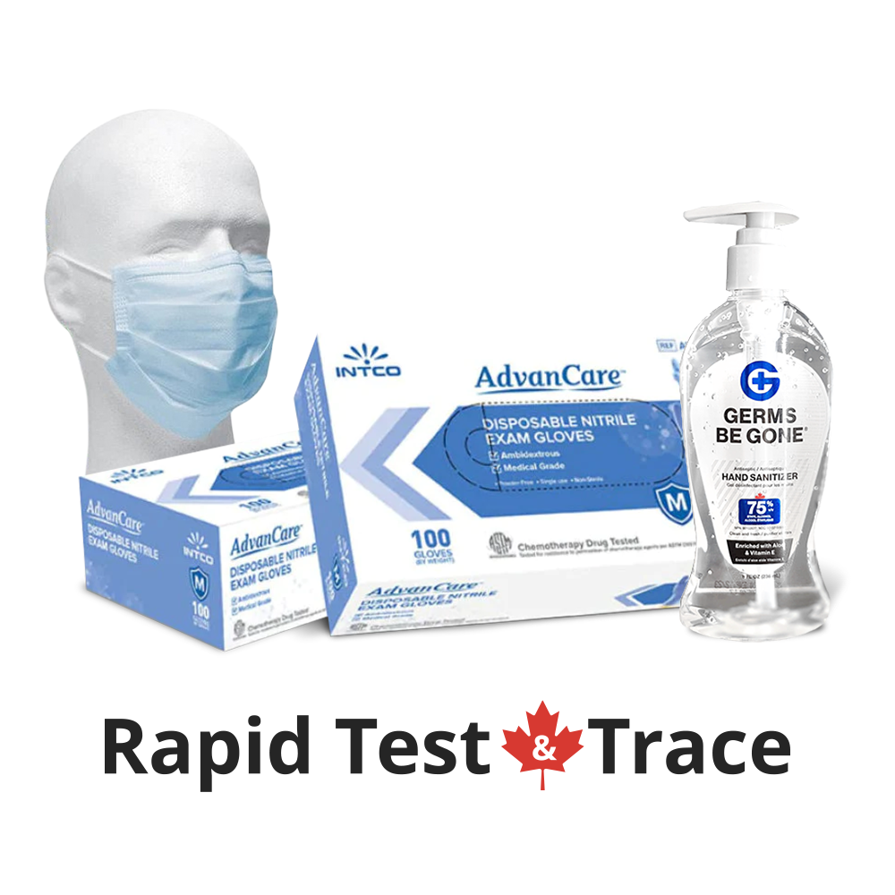PPE Supply | Personal Protective Equipment |Rapid Test & Trace Canada