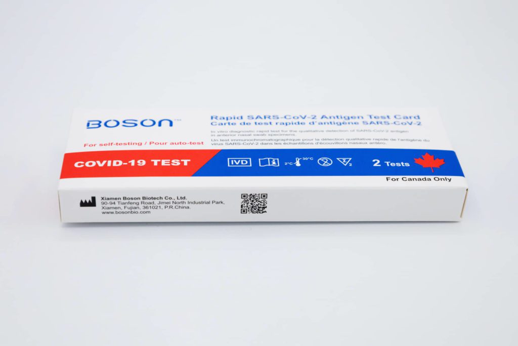 Boson Rapid Antigen Test (2 pack) - Rapid Test & Trace Canada