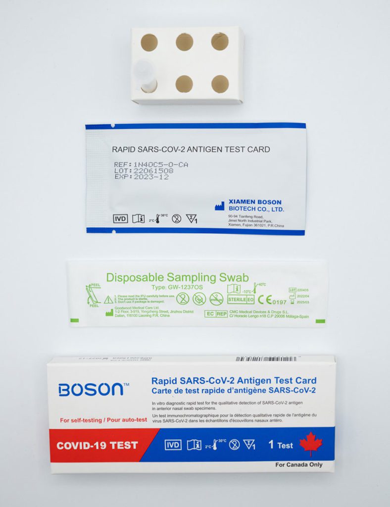 Boson Rapid Antigen Test (1 pack) - Rapid Test & Trace Canada