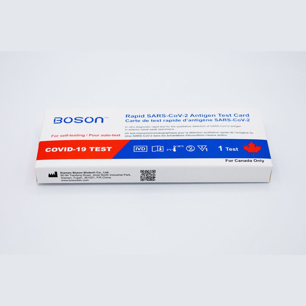 Boson Rapid Antigen Test (1 pack) - Rapid Test & Trace Canada