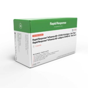BTNX Rapid Response Influenza AB + COVID19 Antigen - 3 in 1 Test (25 ...